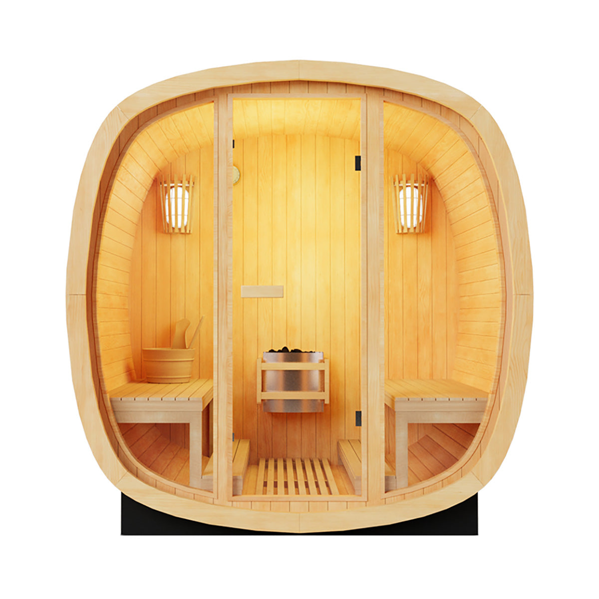 Scandinavian Equinox Mini Outdoor Cube Sauna（SV-02） – Svalasauna